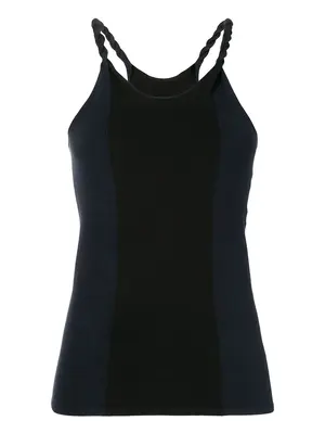 DION LEE Rope-detail Tank Top - Blue