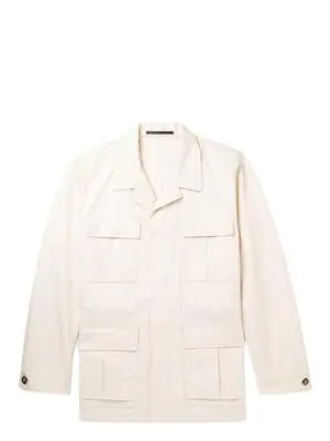Loro Piana Mojave Camp-collar Field Jacket - Neutrals