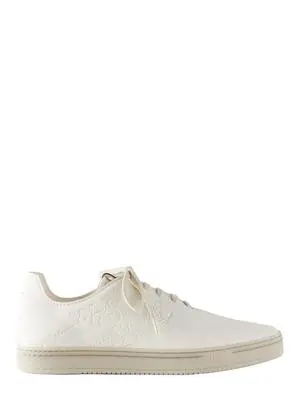 Berluti Eden Scritto Leather Sneakers - Neutrals