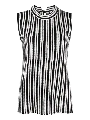 JIL SANDER Jil Sander Rib-Knit Sleeveless Top