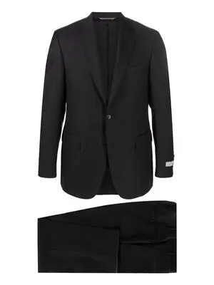 Canali Tailored Single-breasted Suit - Black