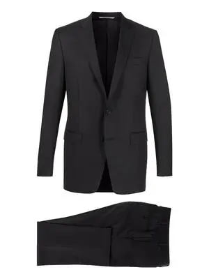 Canali Tailored Single-breasted Suit - Black