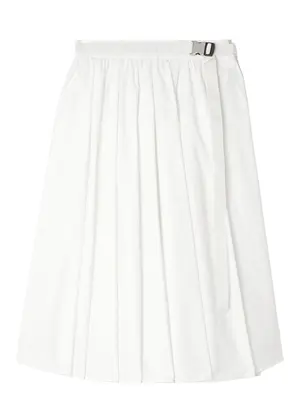 Moncler Shell Midi Skirt - White