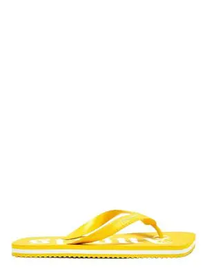 Palm Angels Logo-print Flip Flops - Yellow