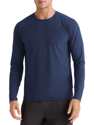 RHONE Rhone Reign Long Sleeve T-Shirt Navy