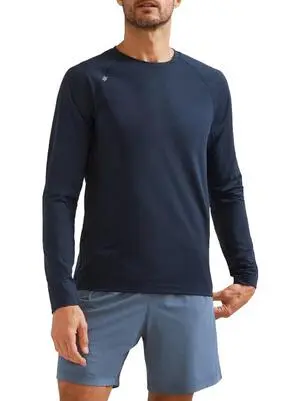 RHONE Reign Long Sleeve T-shirt - True Navy
