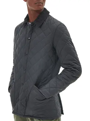 Barbour Barbour Heritage Liddesdale Quilted Jacket Charcoal