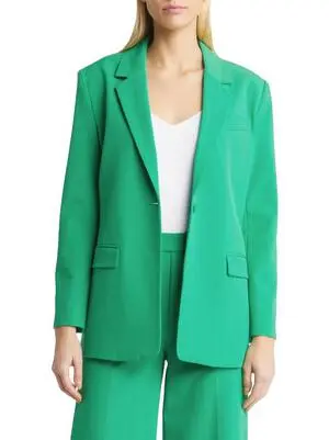 Nordstrom Nordstrom Boyfriend Blazer Green Bright