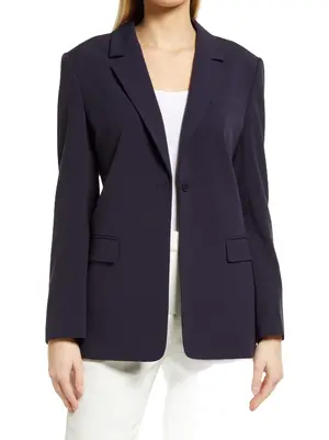 Nordstrom Nordstrom Boyfriend Blazer Navy Night