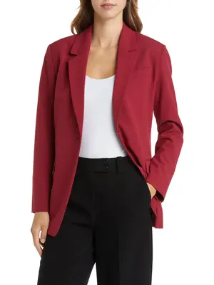 Nordstrom Nordstrom Boyfriend Blazer Red Tibetan