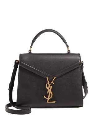 Saint Laurent Mini Cassandra Top Handle Bag - Noir