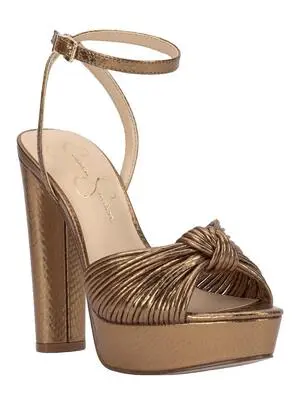 Jessica Simpson Jessica Simpson Immie Platform Sandal Bronze 01
