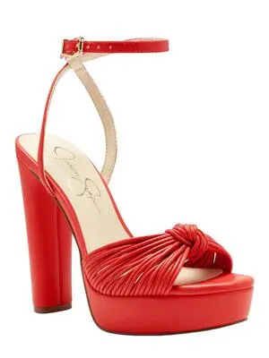 Jessica Simpson Jessica Simpson Immie Platform Sandal Dahlia Red