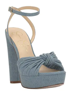 Jessica Simpson Jessica Simpson Immie Platform Sandal Medium Blue