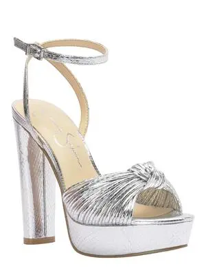 Jessica Simpson Jessica Simpson Immie Platform Sandal Silver