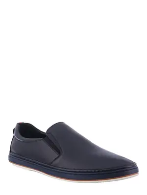 SPRING STEP SHOES Spring Step Lugano Slip-On Shoe Navy