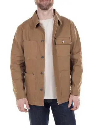 SCHOTT Cotton Canvas Jacket - Khaki