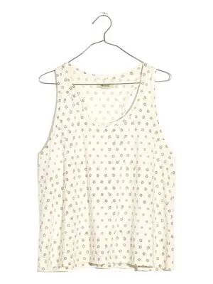 Madewell Raw-edge Pajama Tank - Antique Cream