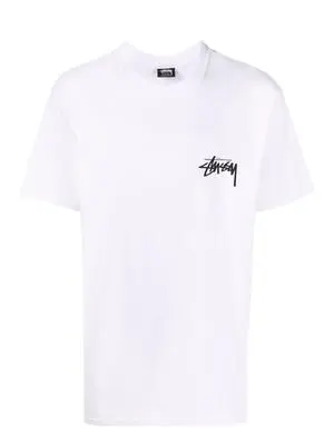 StÜssy Dice Logo-print T-shirt - White