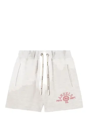 Palm Angels Logo-print Track Shorts - Grey
