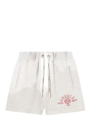 Palm Angels Logo-print Track Shorts - Grey