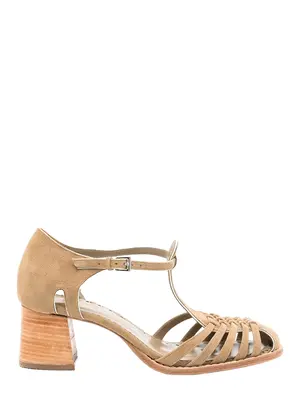 STUDIO CHOFAKIAN Salomé Bohème Caged Pumps - Neutrals