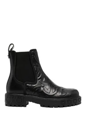 FERRAGAMO Varsi Ankle Boots - Black