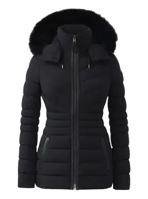 Mackage Patsy-bx Down Jacket With Fur Trim - Black