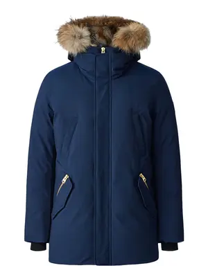 Mackage Edward-f 2-in-1 Down Parka With Fur - Navy