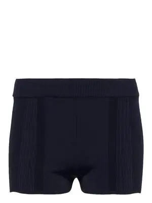 Jacquemus Le Short Basgia Knit Shorts - Blue