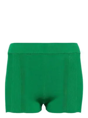 Jacquemus Le Short Basgia Knit Shorts - Green