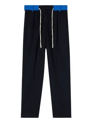 Palm Angels Belted Track Pants - Blue