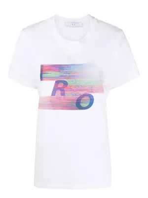 IRO PARIS Graphic Logo-print T-shirt - White