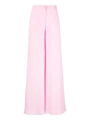 Moschino High-waisted Flared Trousers - Pink