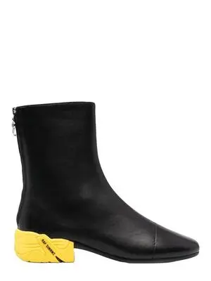 Raf Simons Solaris Calf-length Block-heel Boots - Black