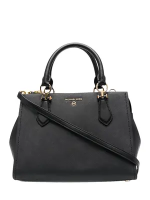 Michael Kors Sienna Pebbled-leather Tote - Black