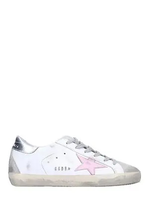 GOLDEN GOOSE Superstar Leather And Suede Low-top Trainers - White/oth