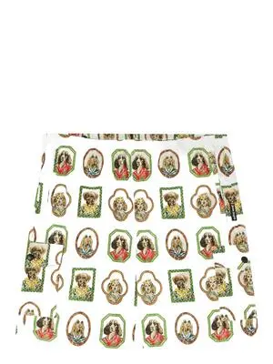 Palm Angels Dog Swim Shorts - White