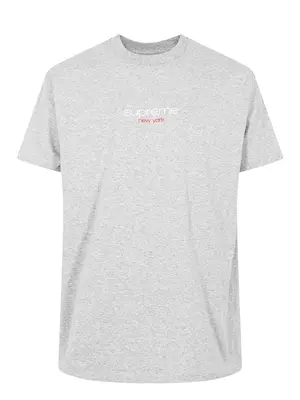 Supreme Classic Logo Crewneck T-shirt - Grey