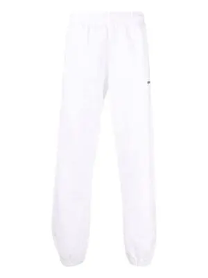 Off-White Helvetica Logo-print Track Pants White