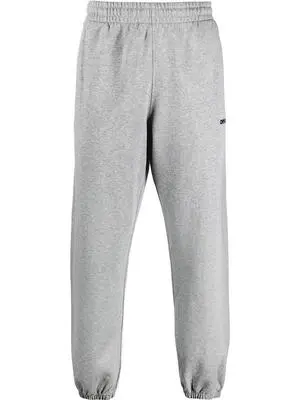 Off-White Helvetica Logo Track Pants Grey