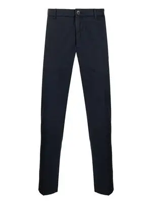 Incotex Mid-rise Tapered Trousers - Blue