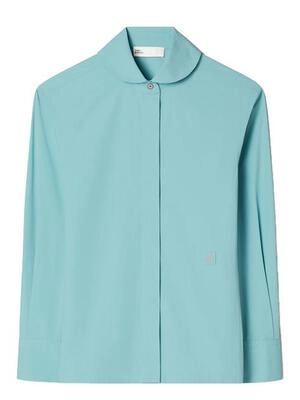 Tory Burch Poplin Shirt Clouded Blue