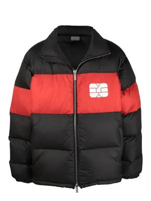 VTMNTS Colour-block Puffer Jacket - Black