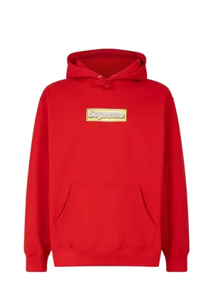 Supreme Bling Box Logo Hoodie - Red