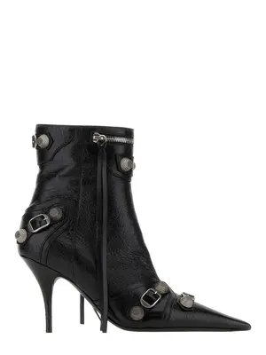 Balenciaga 90mm Cagole Boots - Black