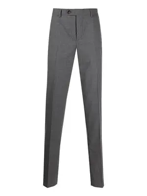 Brunello Cucinelli Slim-fit Wool Tailored Trousers - Grey