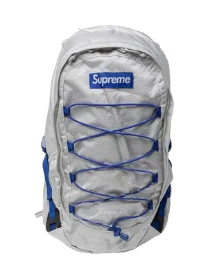 Supreme Logo-patch Backpack - Grey