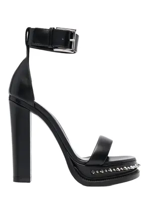 Alexander McQueen Spiked-sole High-heel Sandals - Black