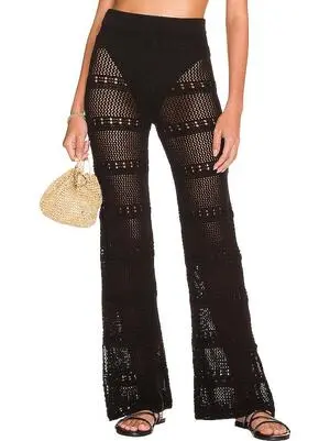 Tularosa Hayden Crochet Pant - Black